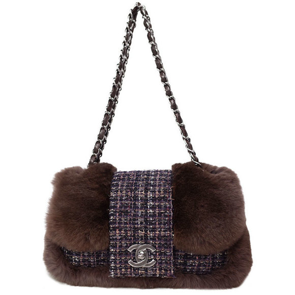 CHANEL | Bags | Chanel Fur Chain Shoulder Bag | Poshmark